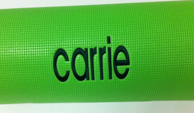 My Custom Yoga Mat by Dormtique